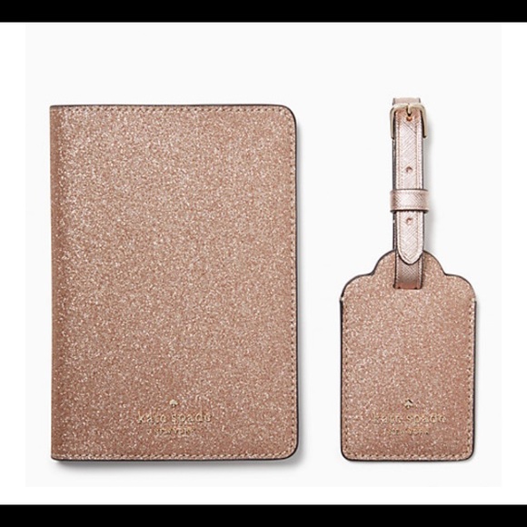 kate spade | Accessories | Kate Spade Passport Case And Luggage Tag Set ...